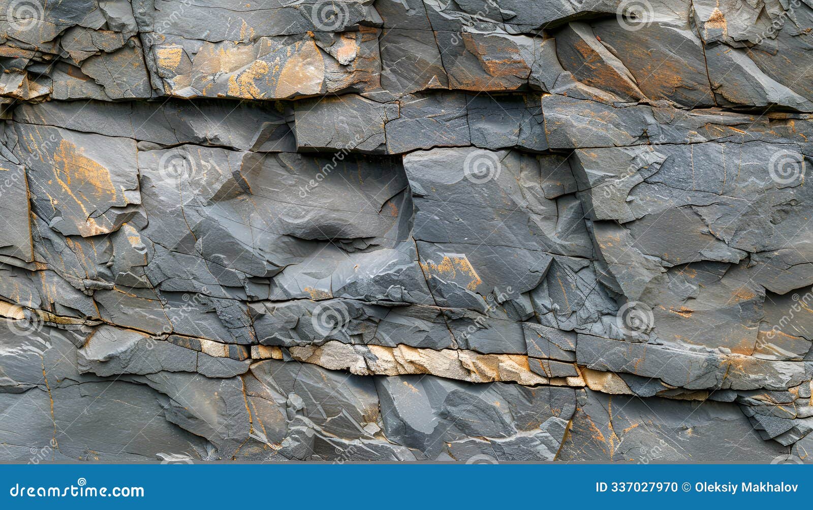 Texture, Background Layers and Cracks in Sedimentary Rock on Cliff Face ...