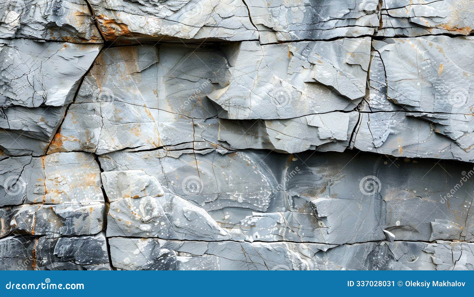Texture, Background Layers and Cracks in Sedimentary Rock on Cliff Face ...