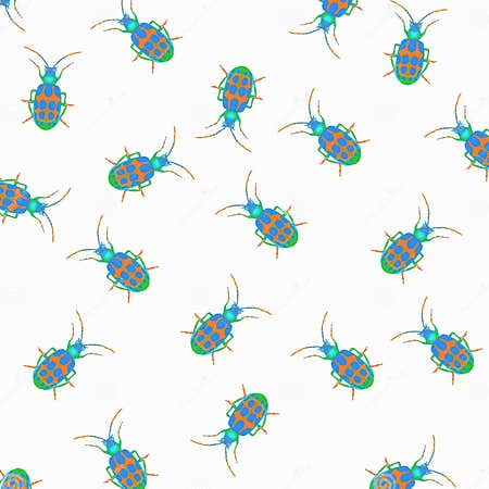 Texture and Background Made of Bugs Stock Illustration - Illustration ...