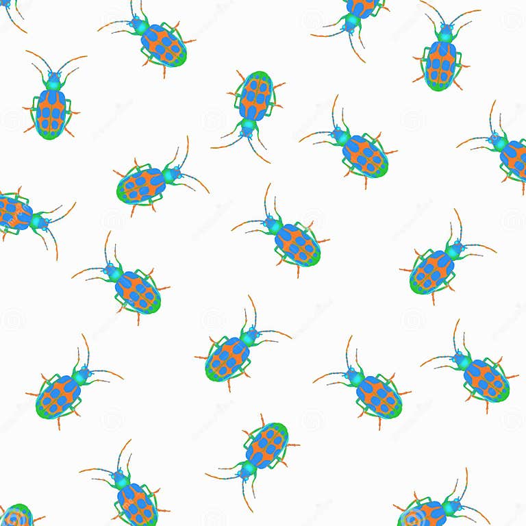 Texture and Background Made of Bugs Stock Illustration - Illustration ...