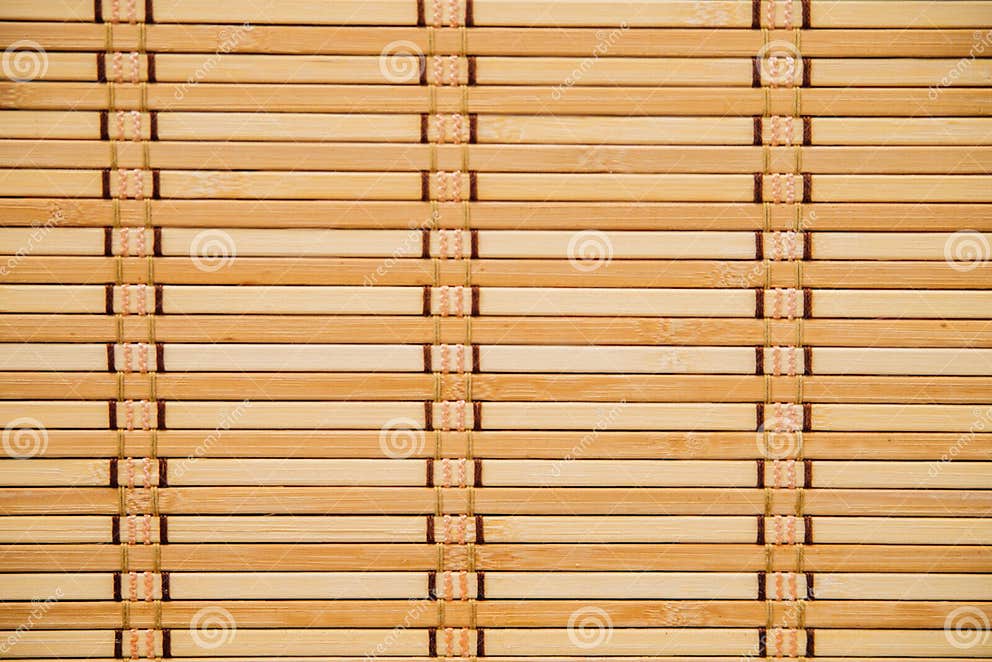 The Texture and Background of the Mat. Woven Bamboo Mat with Seamless ...