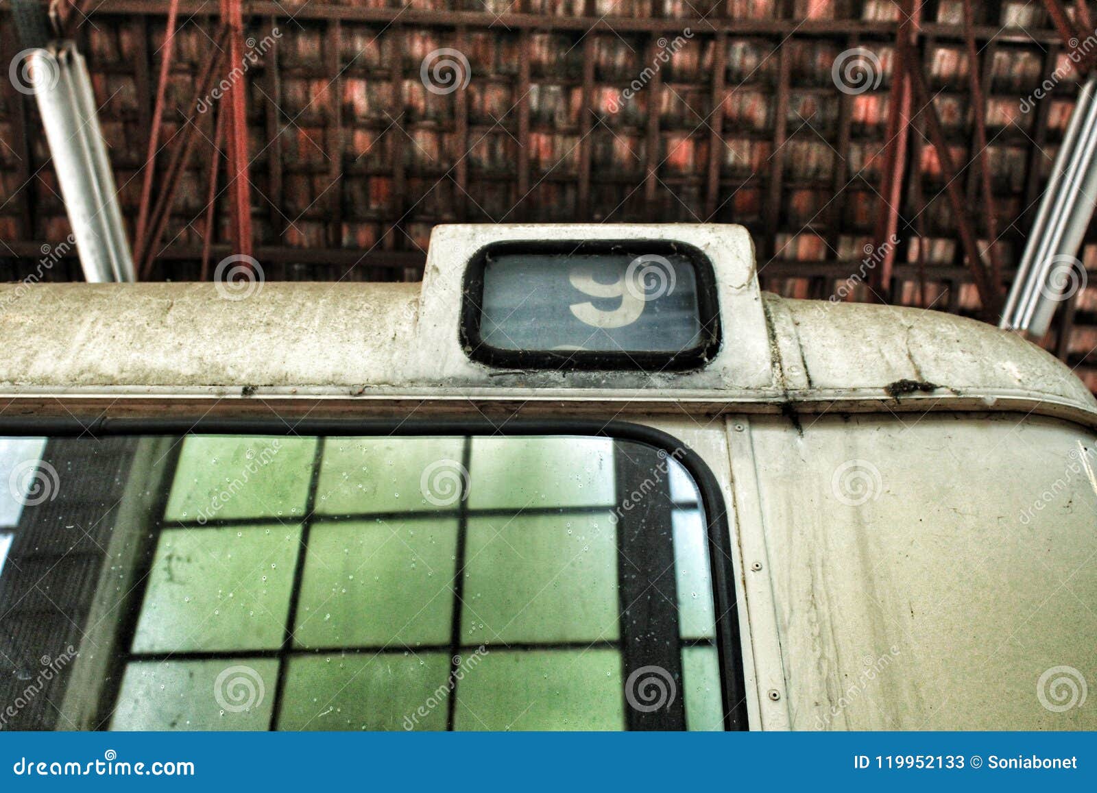 Texture and Background of Old School Bus Stock Image - Image of ...