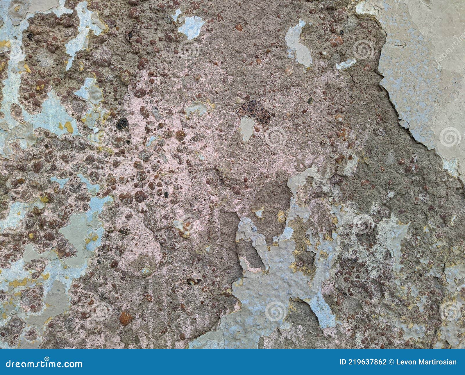 Texture and Background of Old Wall with Falling Plaster Stock Photo ...