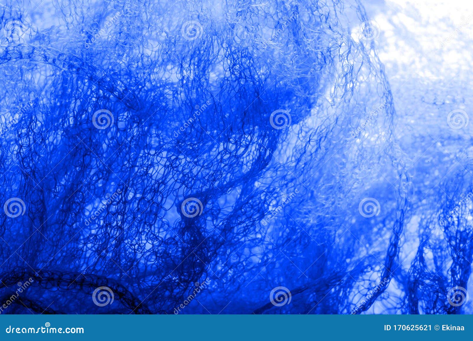 Texture Background, Pattern. Blue Fabric in a Mesh, a Beautiful ...