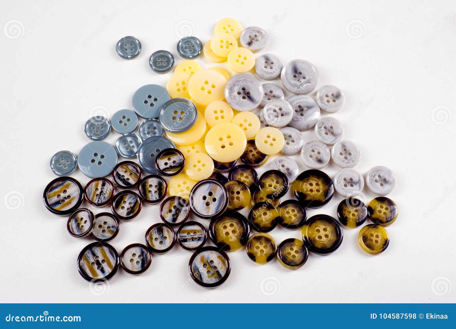 Texture, Background, Pattern. Buttons for Clothes Stock Photo - Image ...