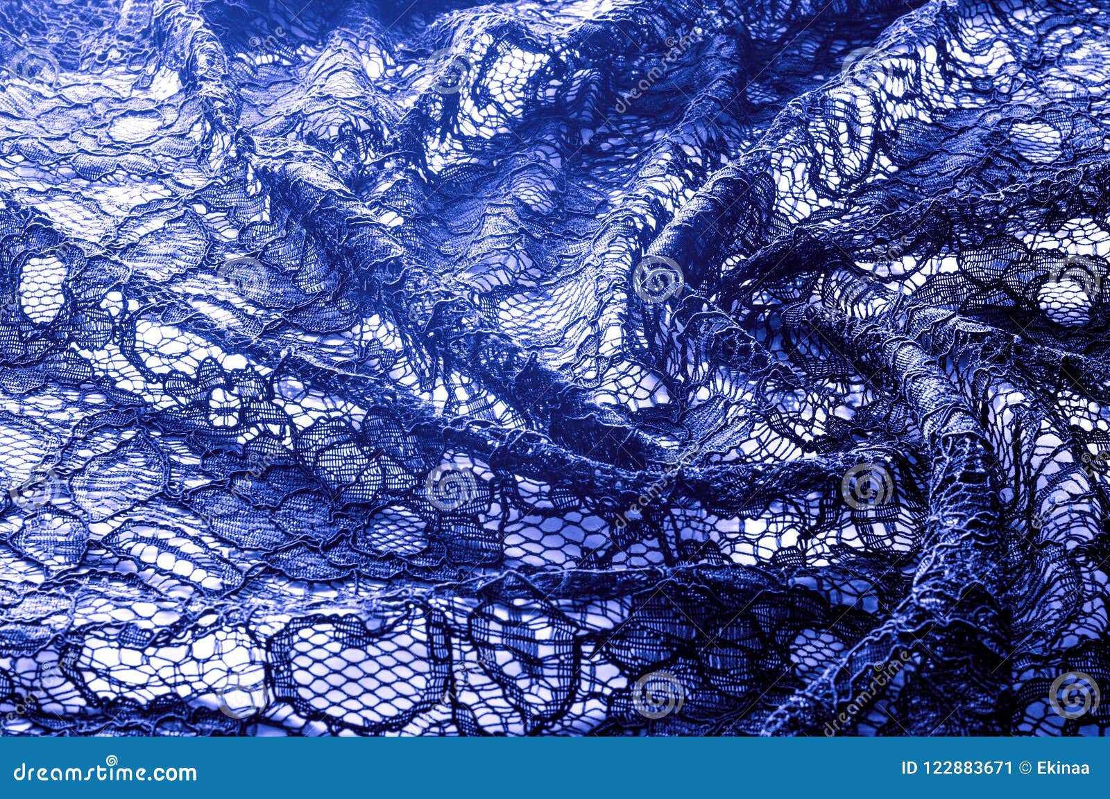 Texture, Background, Pattern. Cloth of Blue Lace Stock Image - Image of ...