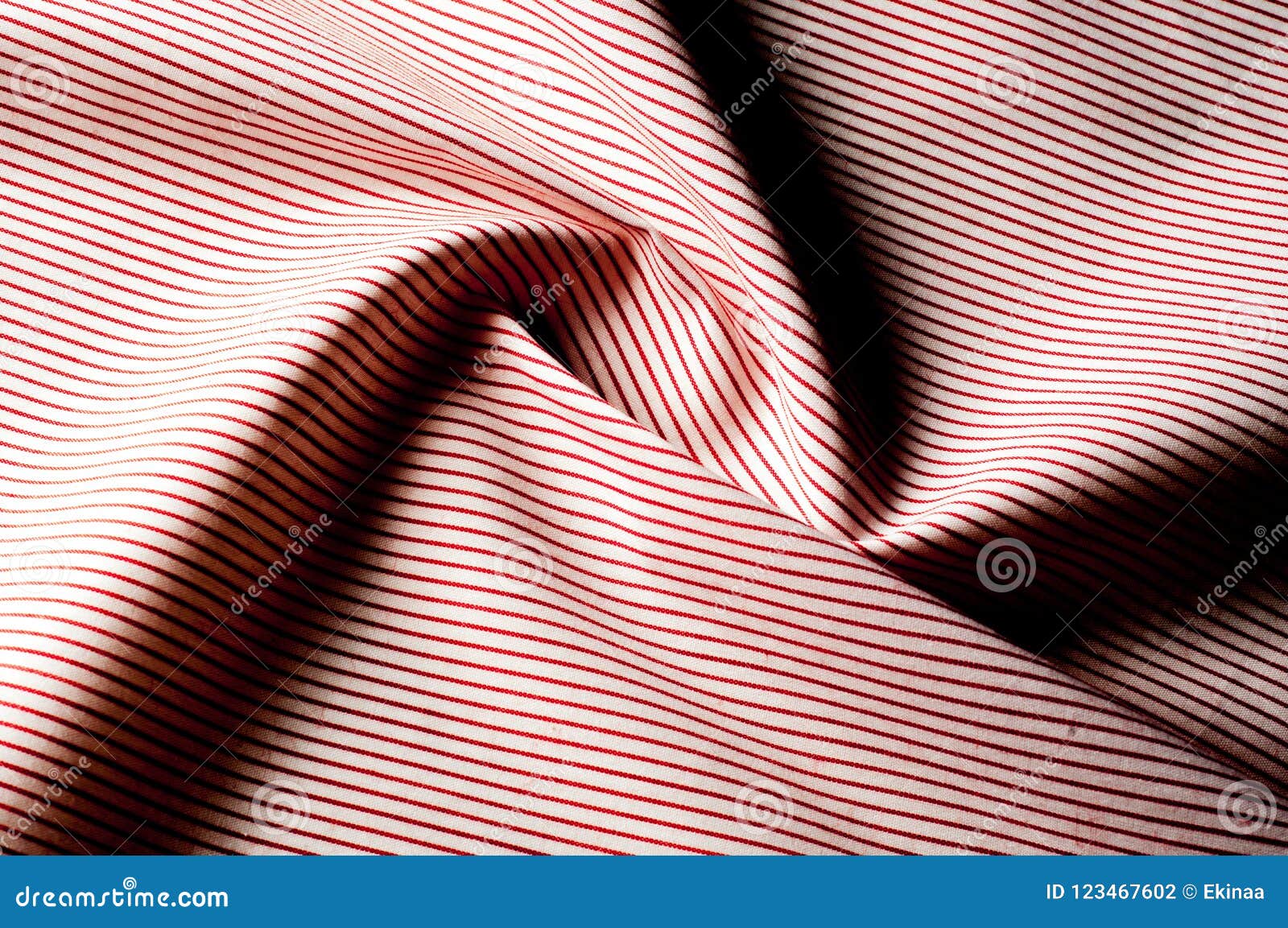 Texture Background Pattern. Cloth Cotton. White in Red Stripes Stock ...