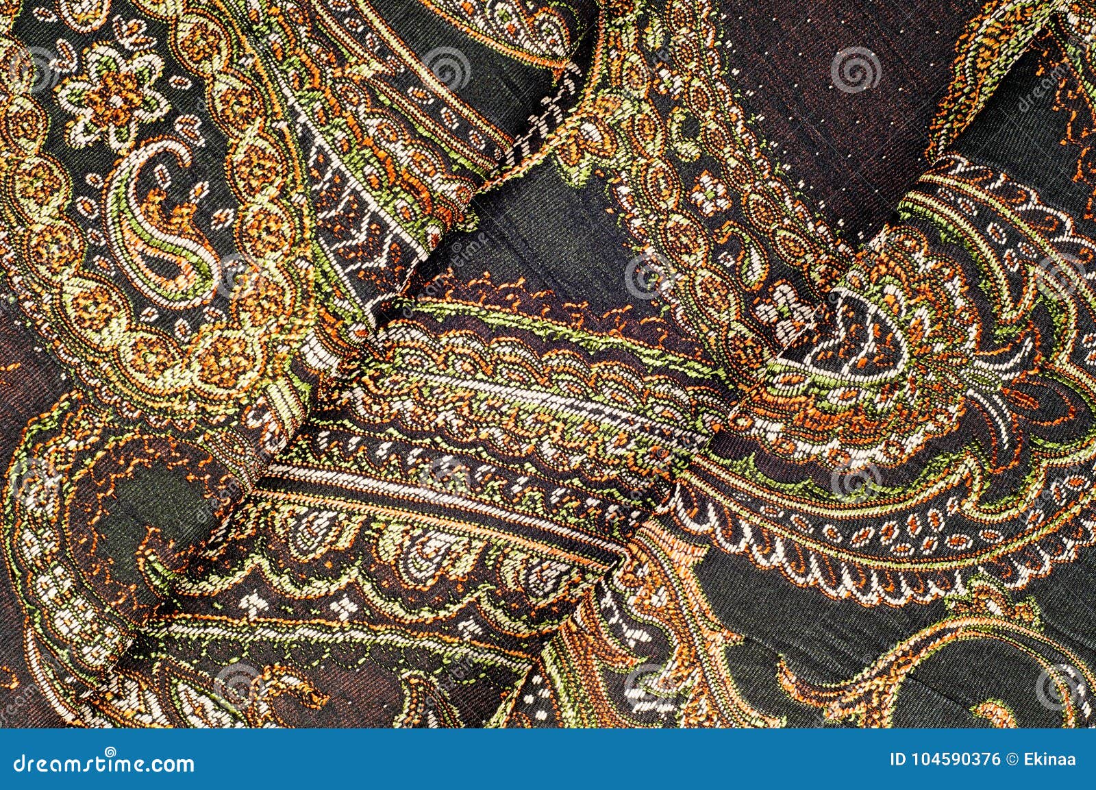 Texture Background Pattern. Cloth is Dense in Indian Style Texture ...