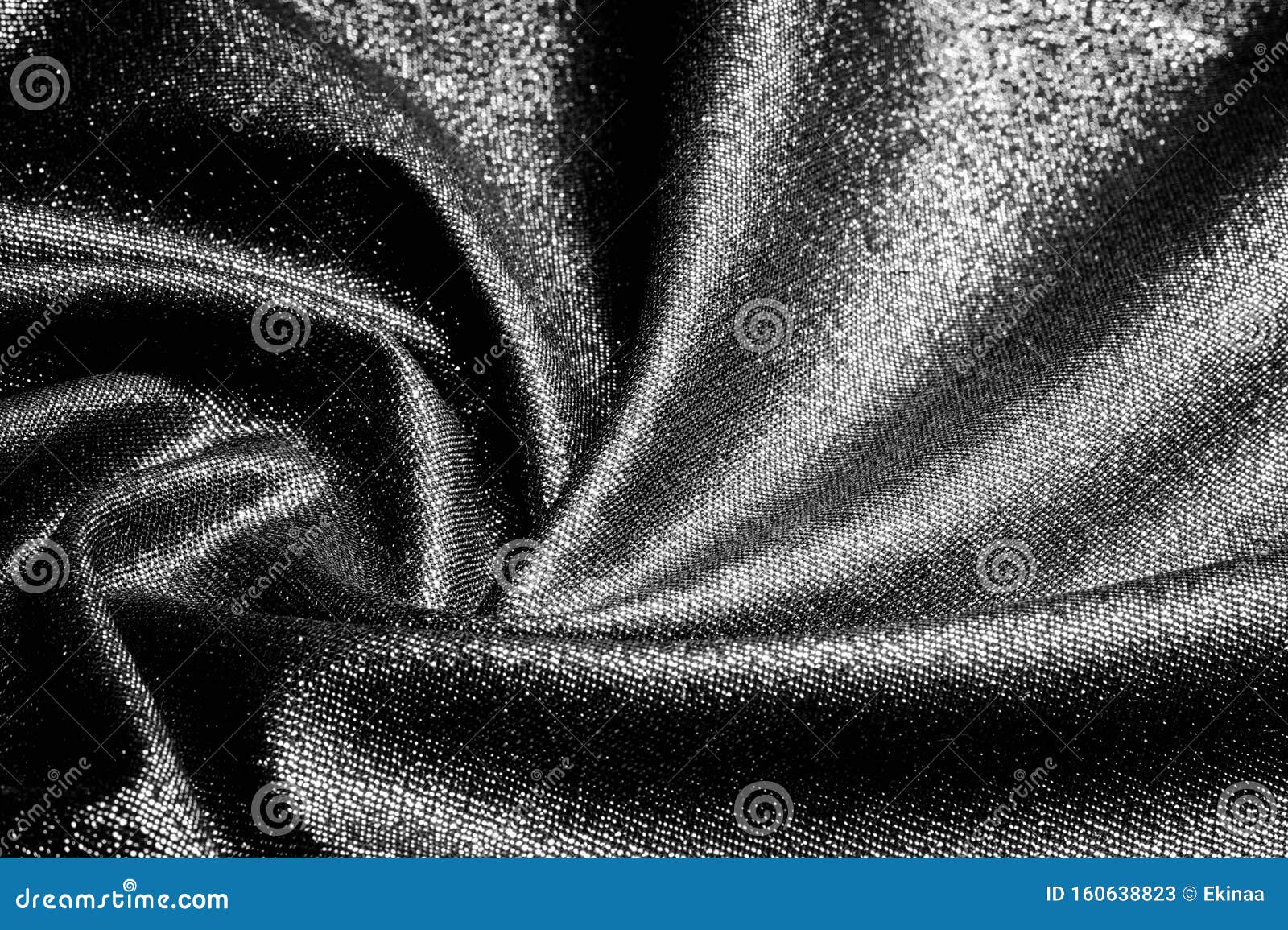 Texture, Background, Pattern. Cloth Gray Black Coated with a Metallic ...