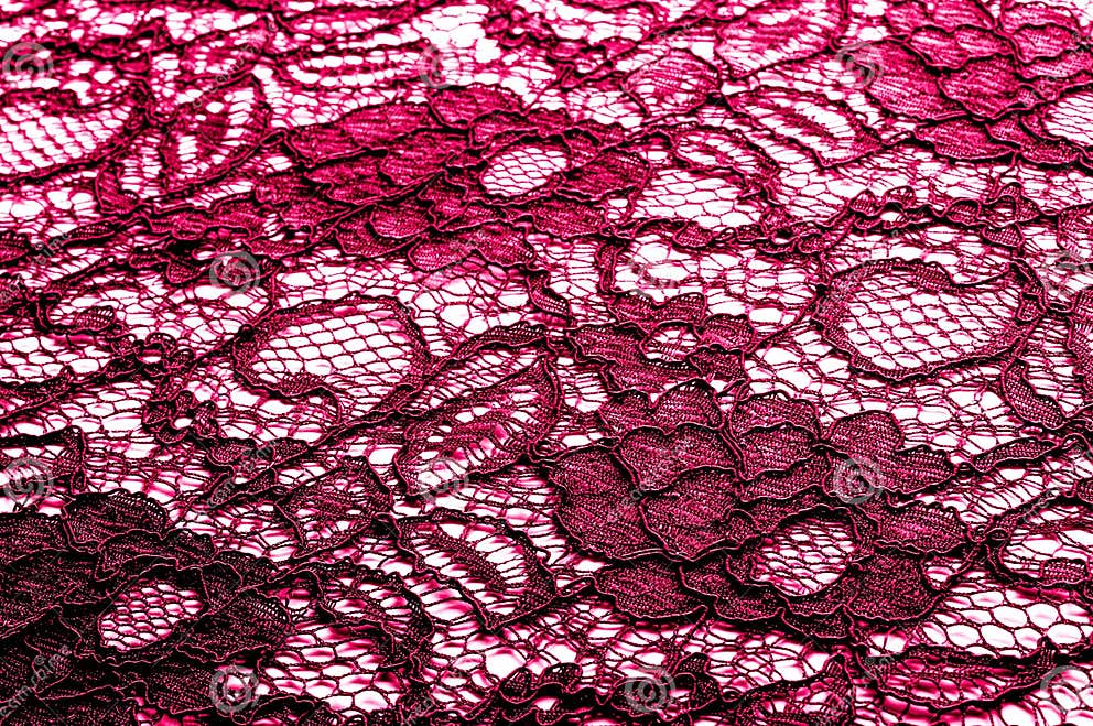Texture, Background, Pattern. Cloth Red Lace. Background of Fabric from ...