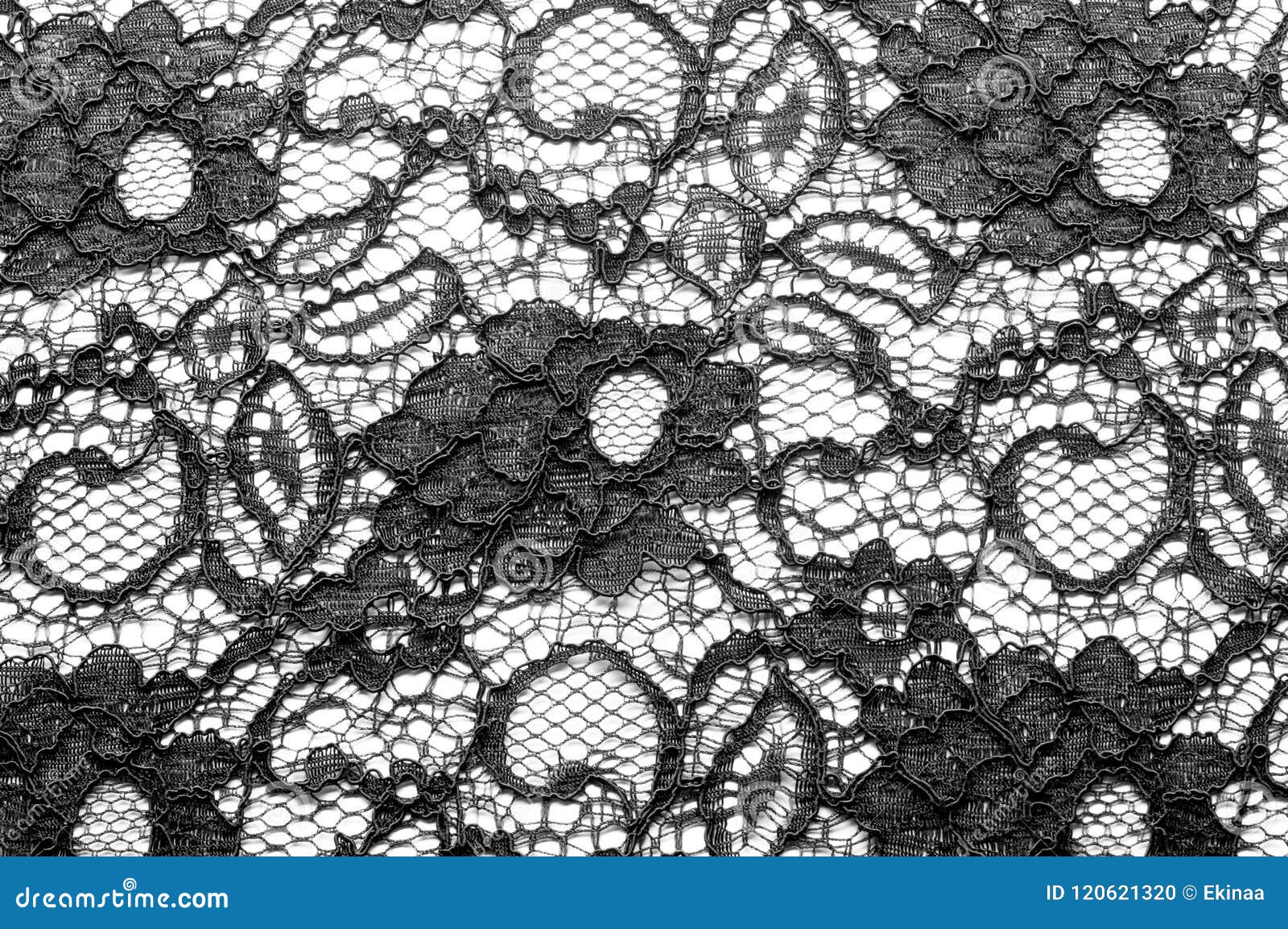 Texture, Background, Pattern. Fabric of Black Lace Stock Photo - Image ...