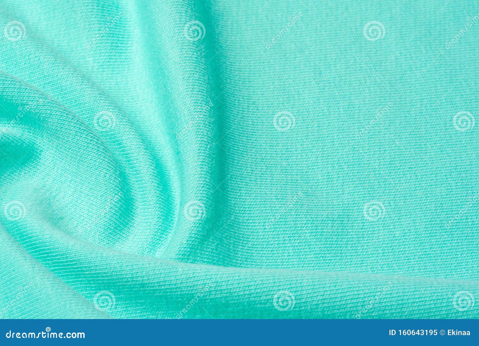 Texture, Background, Pattern. the Fabric is Knitted Blue, Turquoise ...