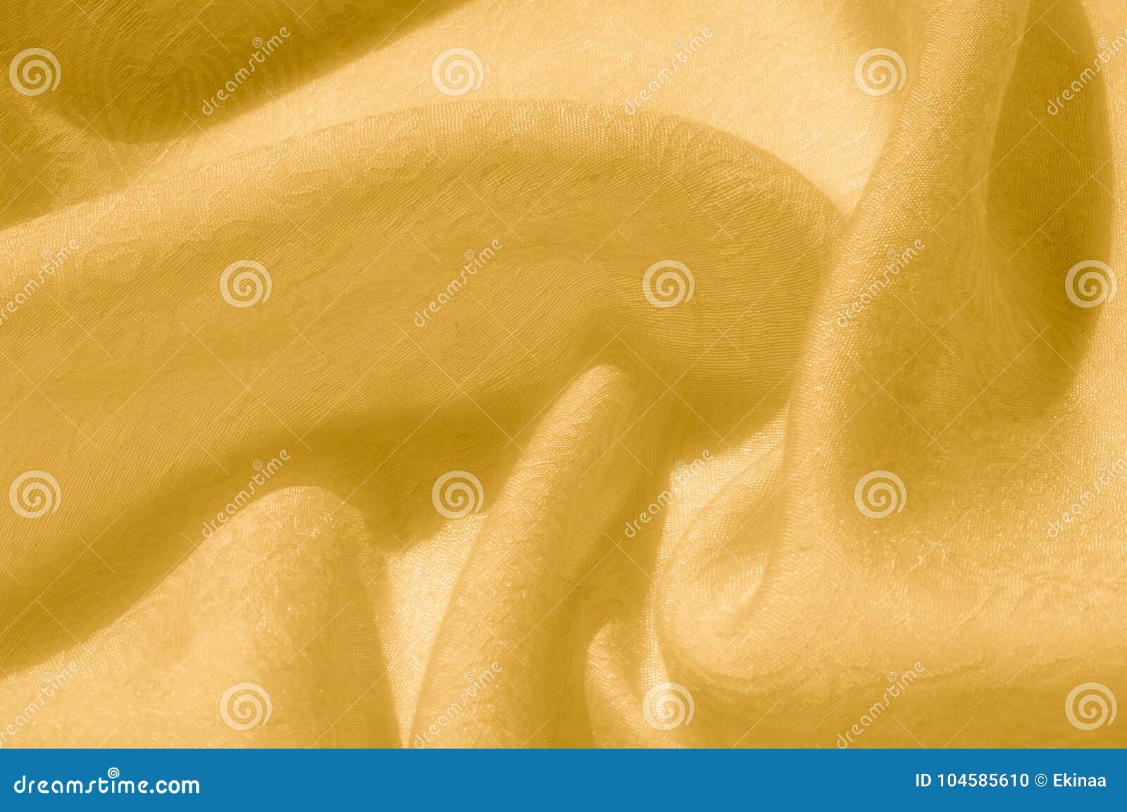 Texture, Background, Pattern. Fabric - Silk Light. Gold is Yellow Stock ...