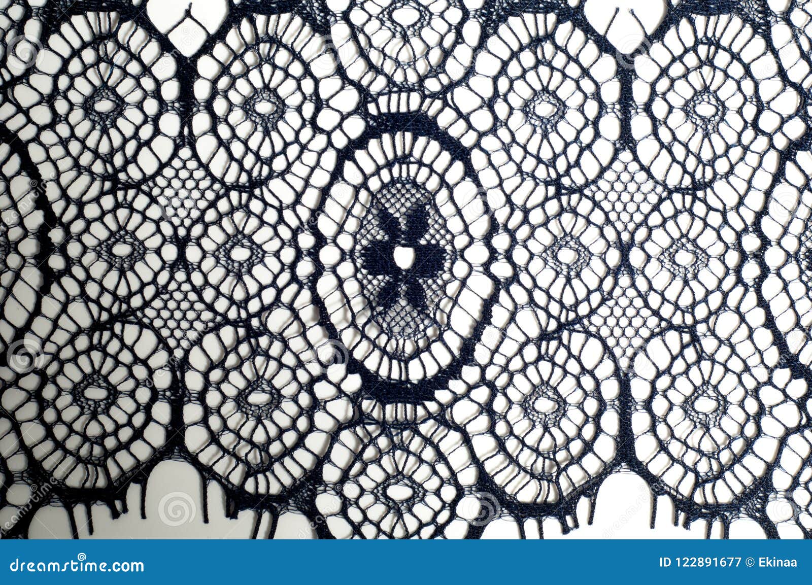 Texture, Background, Pattern. Lace Fabric. Dark Blue Color Stock Image ...