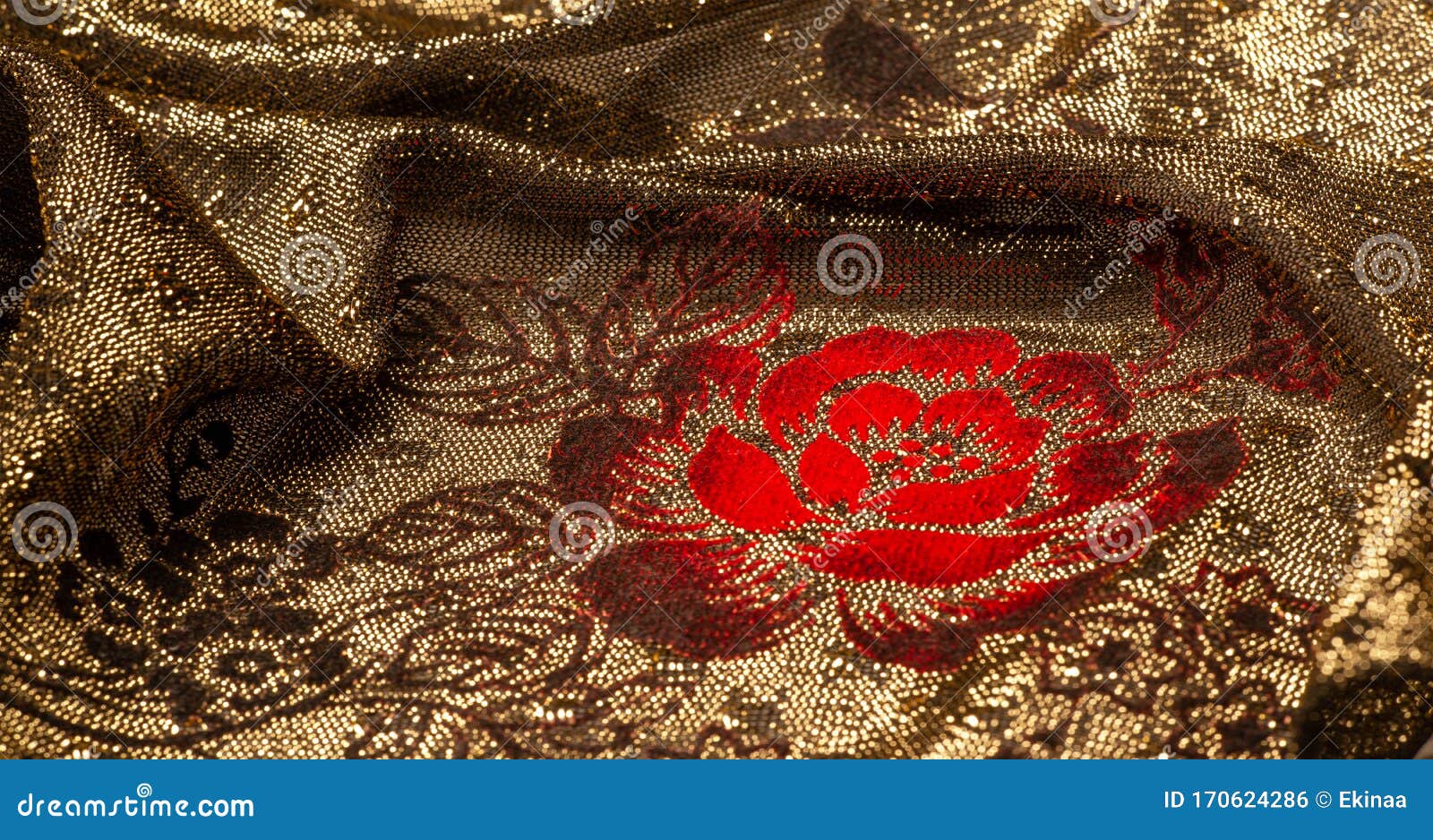 Texture, Background, Pattern, Lace with Gold Sequins Elastic Lace ...