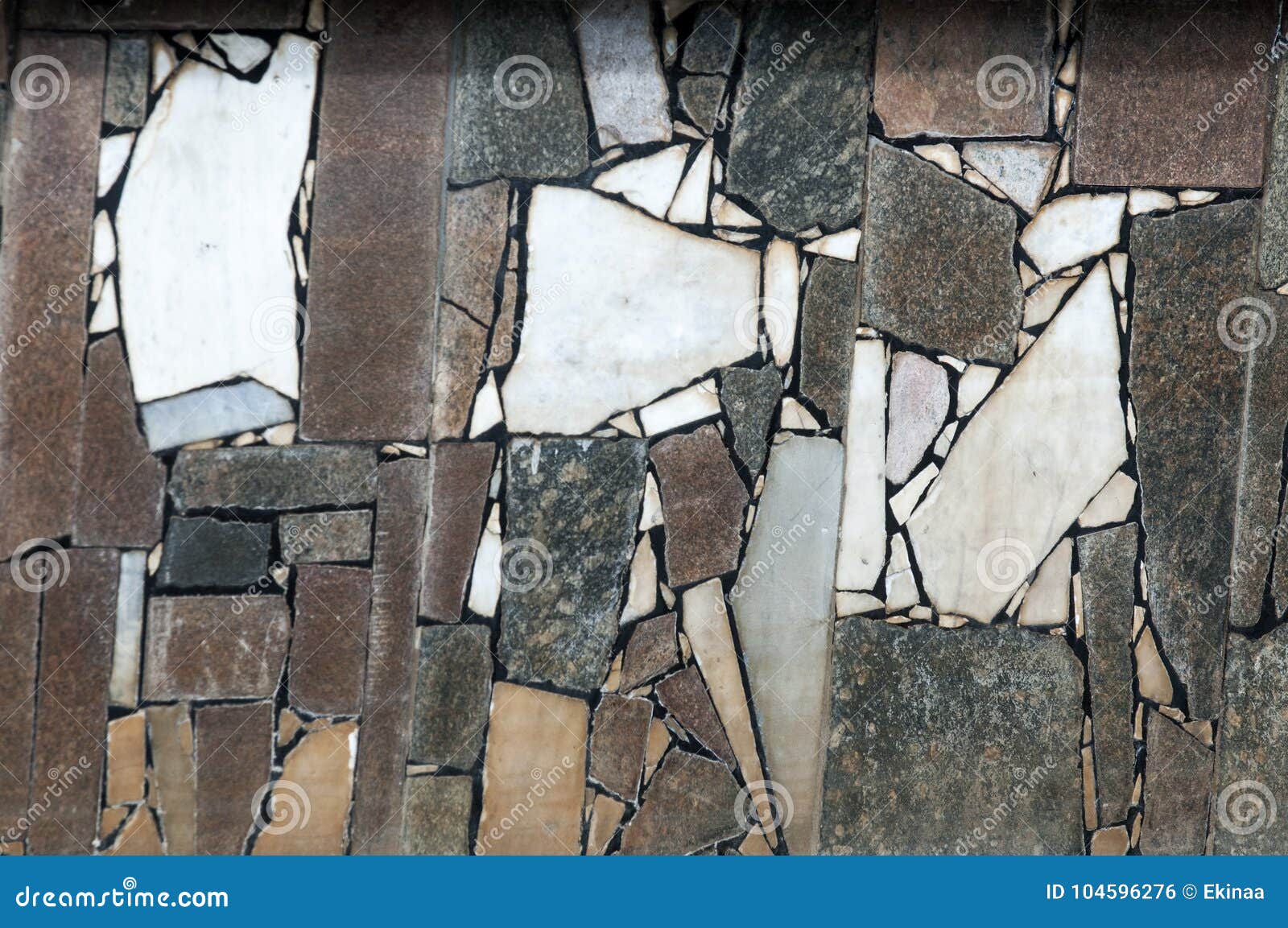 Texture, Background, Pattern. Lining of the Old Pool. Granite Slabs in ...