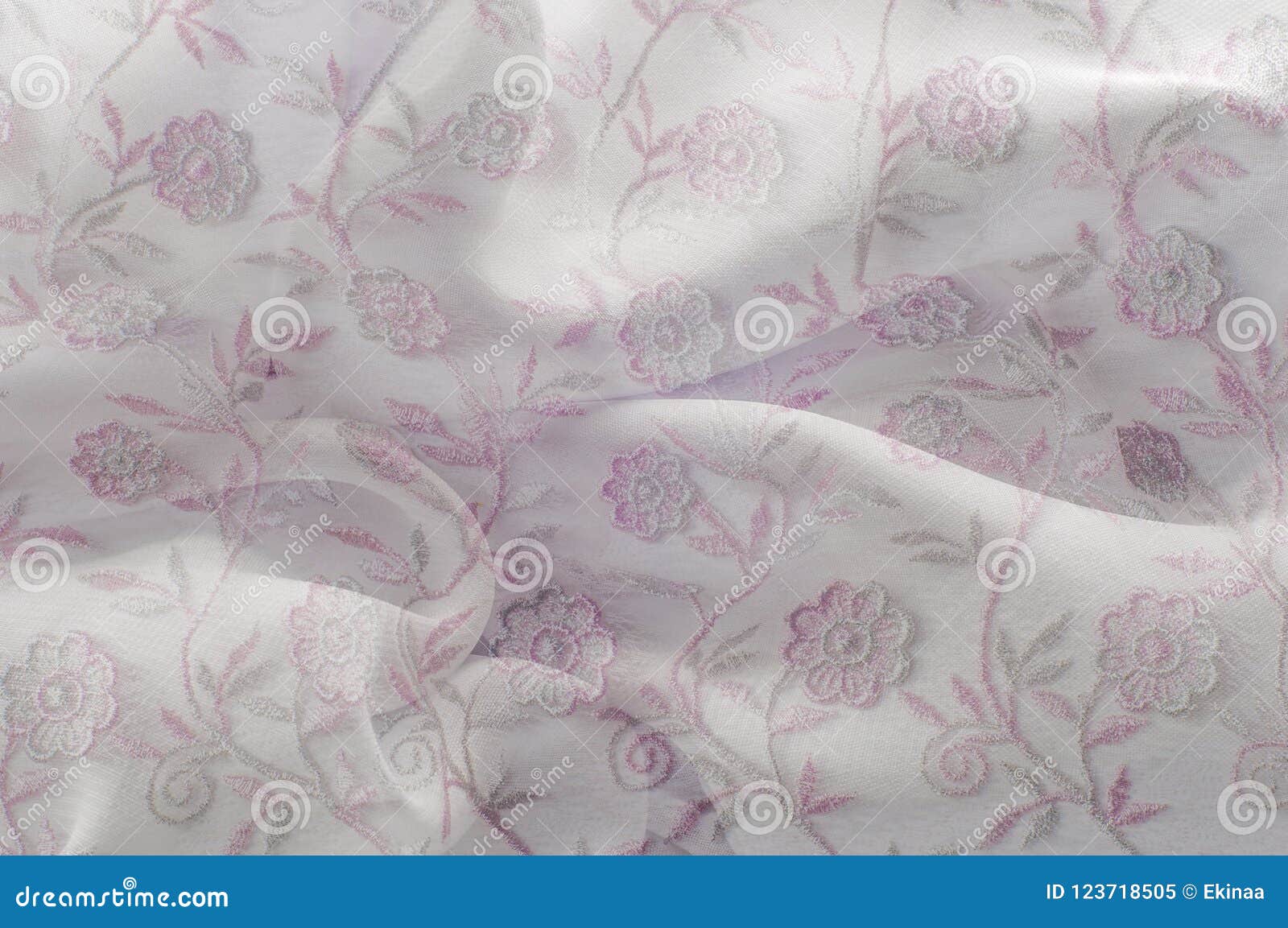 Texture, Background, Pattern. Pink Lace on White Background Stock Image ...