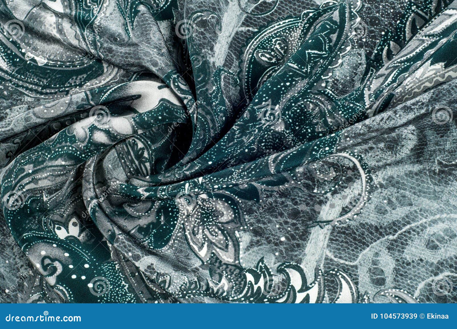 Texture, Background, Pattern. Silk Fabric is Dark Blue Stock Image ...