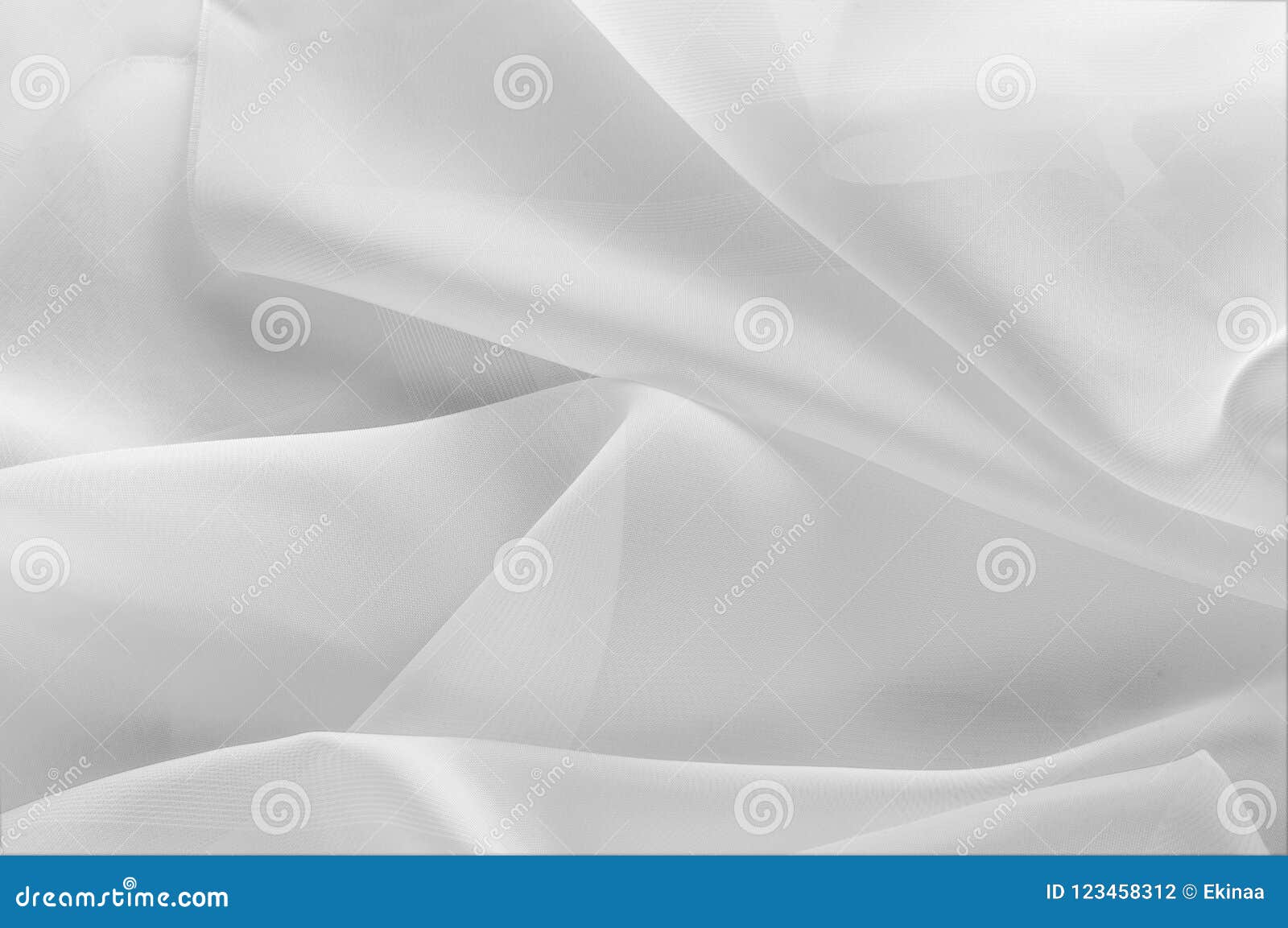 Texture, Background, Pattern. Silk Fabric is Transparent, White Stock ...