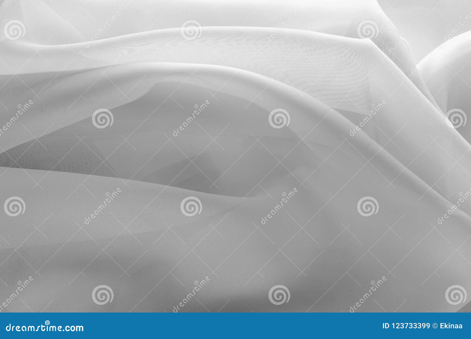 Texture, Background, Pattern. Silk Fabric is Transparent, White Stock ...