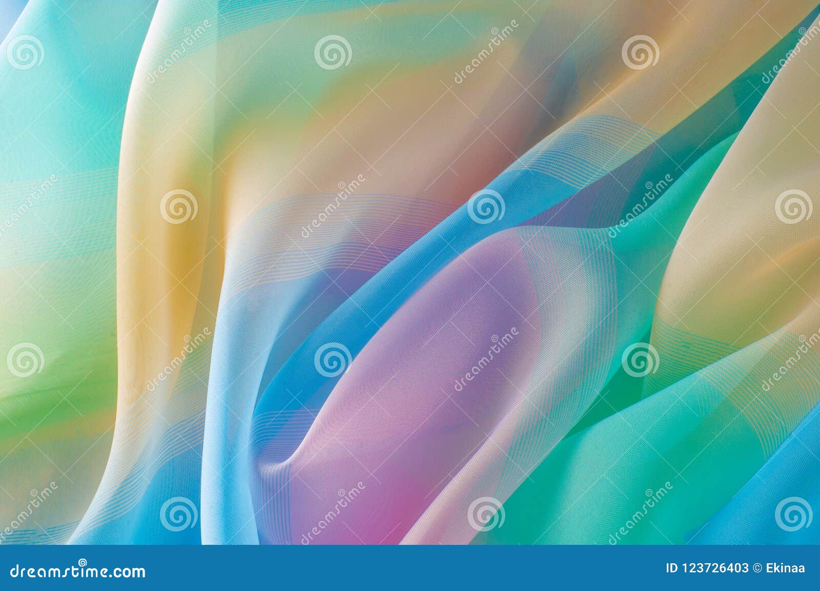 Texture, Background, Pattern. Silk Fabric is Transparent, Yellow Stock ...