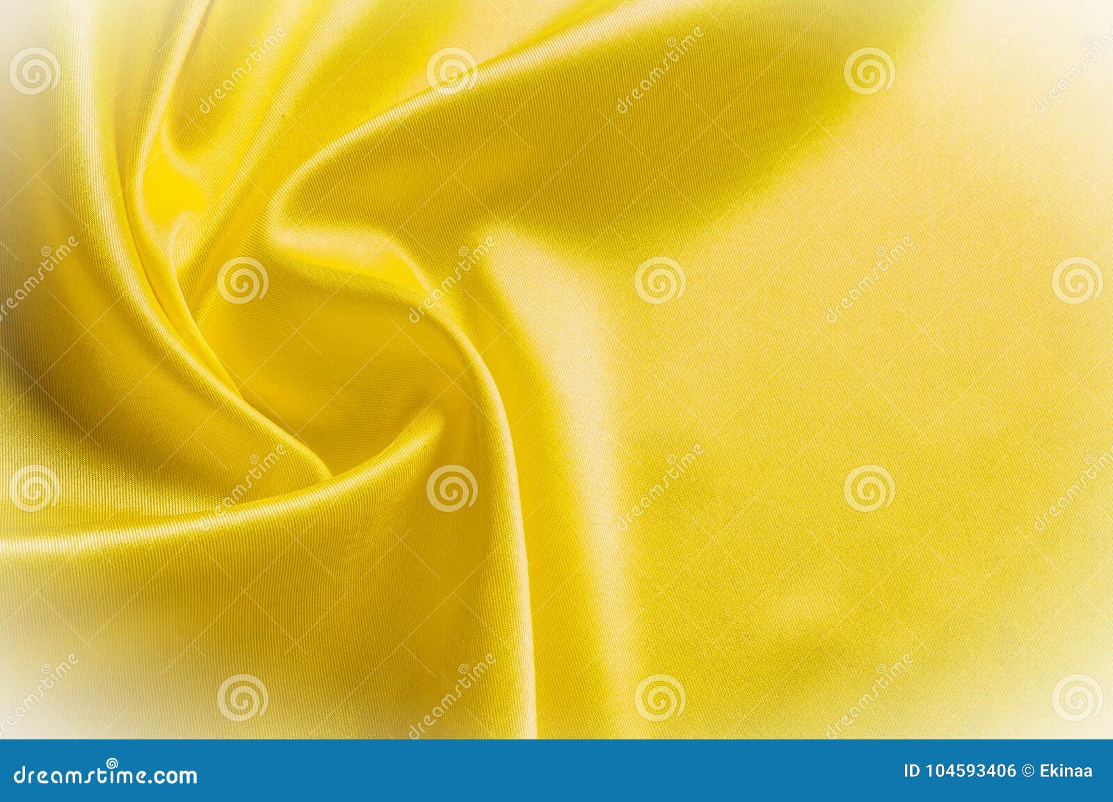 Texture Background Pattern. Silk Fabric, Yellow Fabric Stock Photo ...