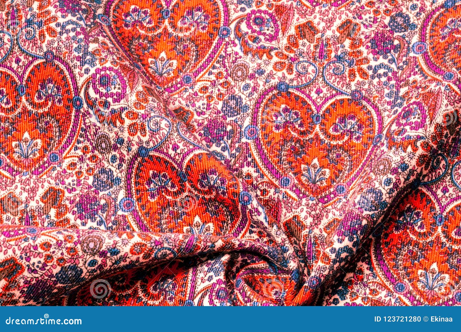 Texture Background Pattern. Traditional Indian Paisley Pattern Stock ...