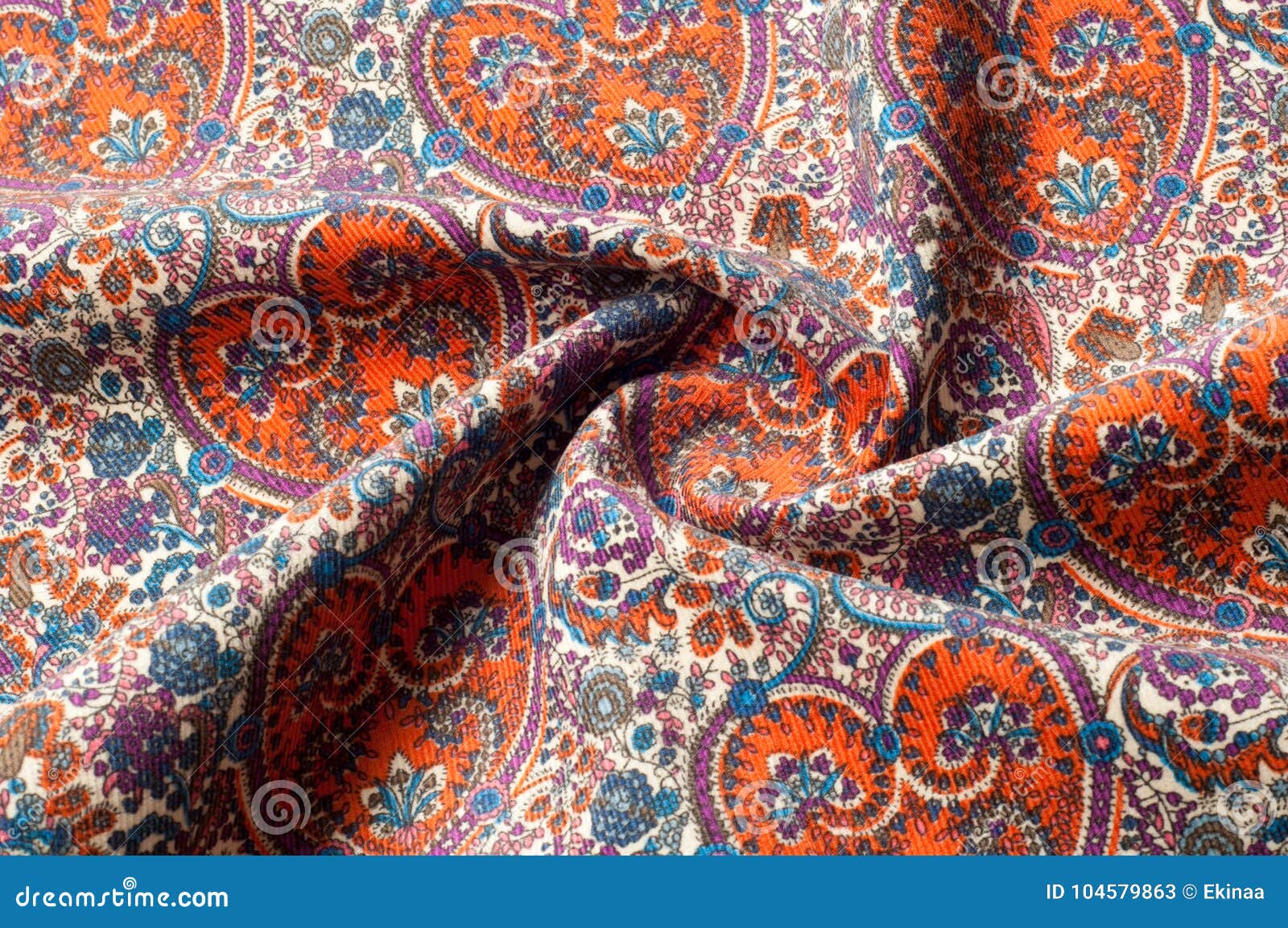 Texture Background Pattern. Traditional Indian Paisley Pattern Stock ...