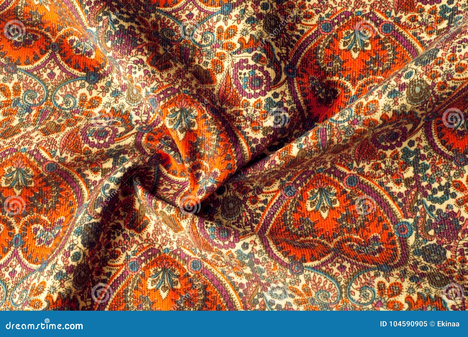 Texture Background Pattern. Traditional Indian Paisley Pattern Stock ...