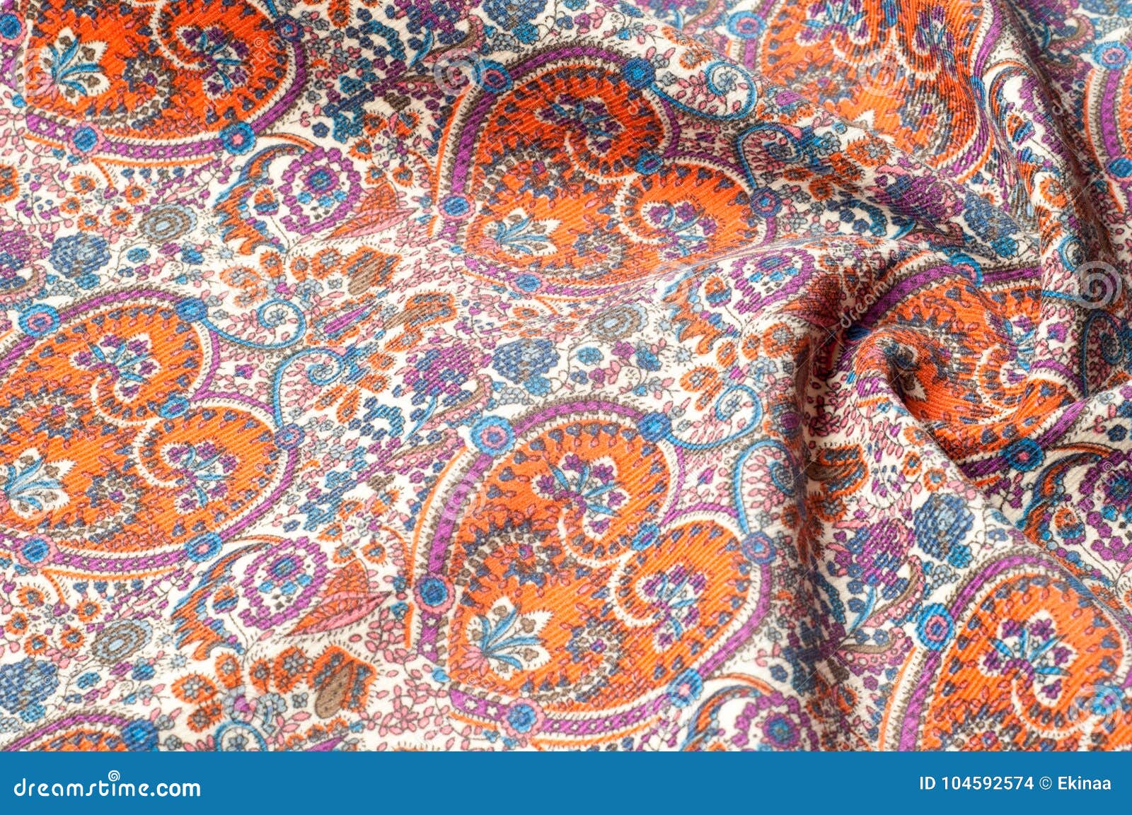 Texture Background Pattern. Traditional Indian Paisley Pattern Stock ...