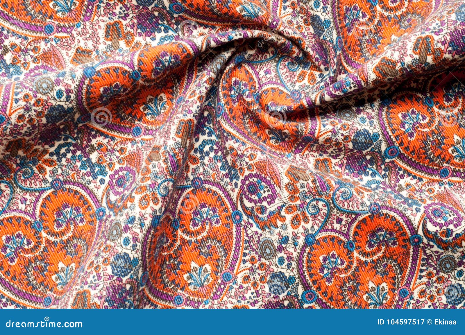Texture Background Pattern. Traditional Indian Paisley Pattern Stock ...