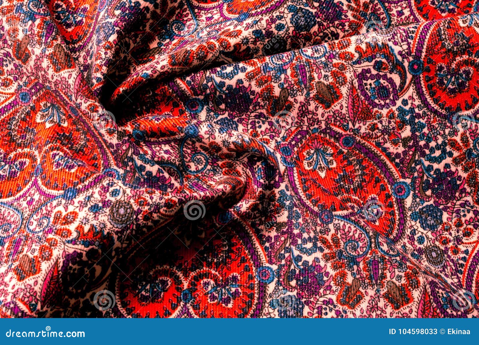 Texture Background Pattern. Traditional Indian Paisley Pattern Stock ...