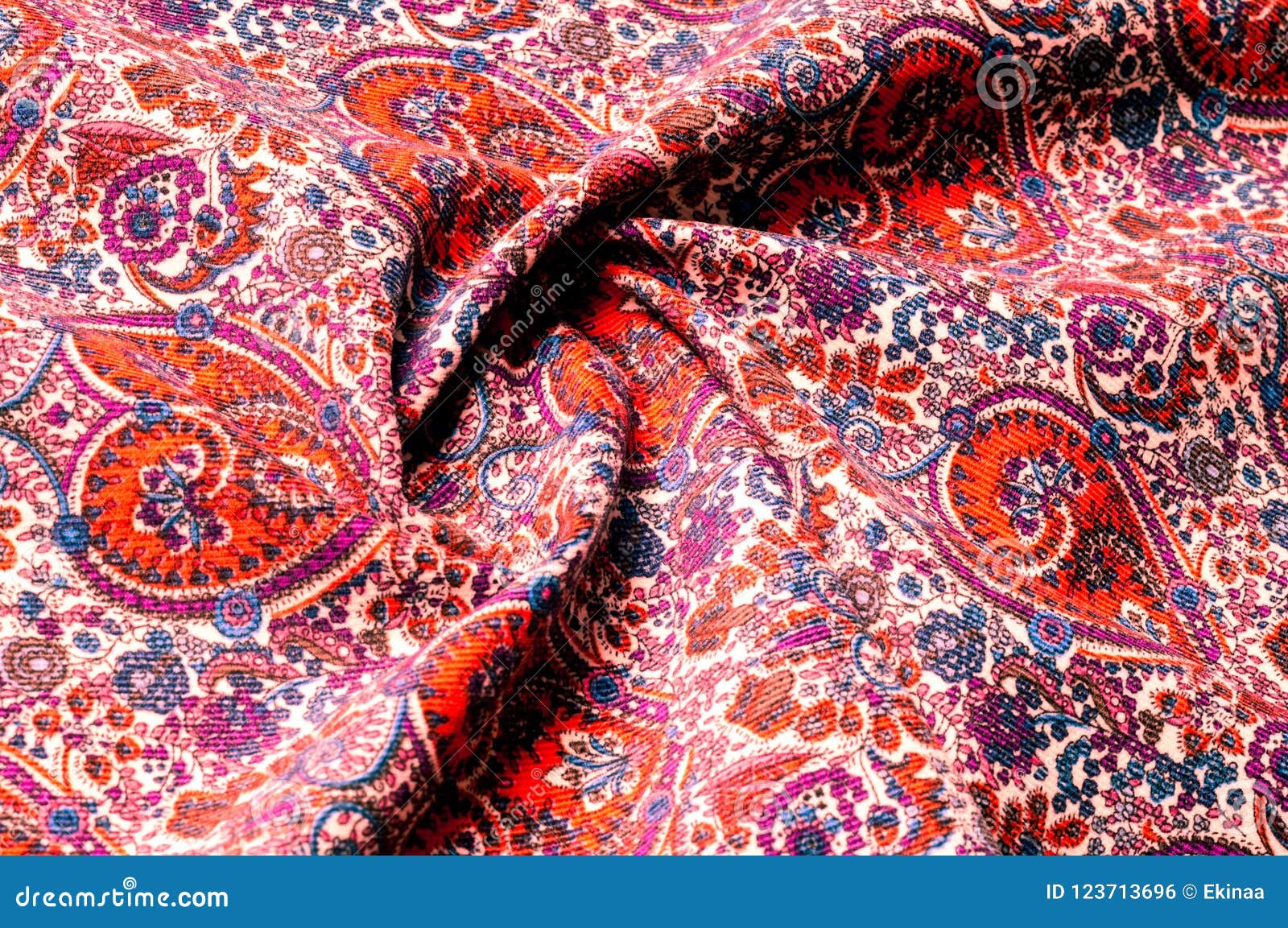 Texture Background Pattern. Traditional Indian Paisley Pattern Stock ...