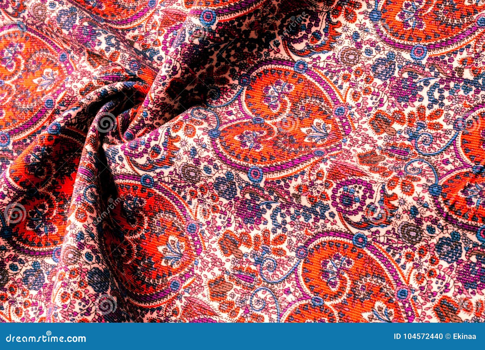 Texture Background Pattern. Traditional Indian Paisley Pattern Stock ...
