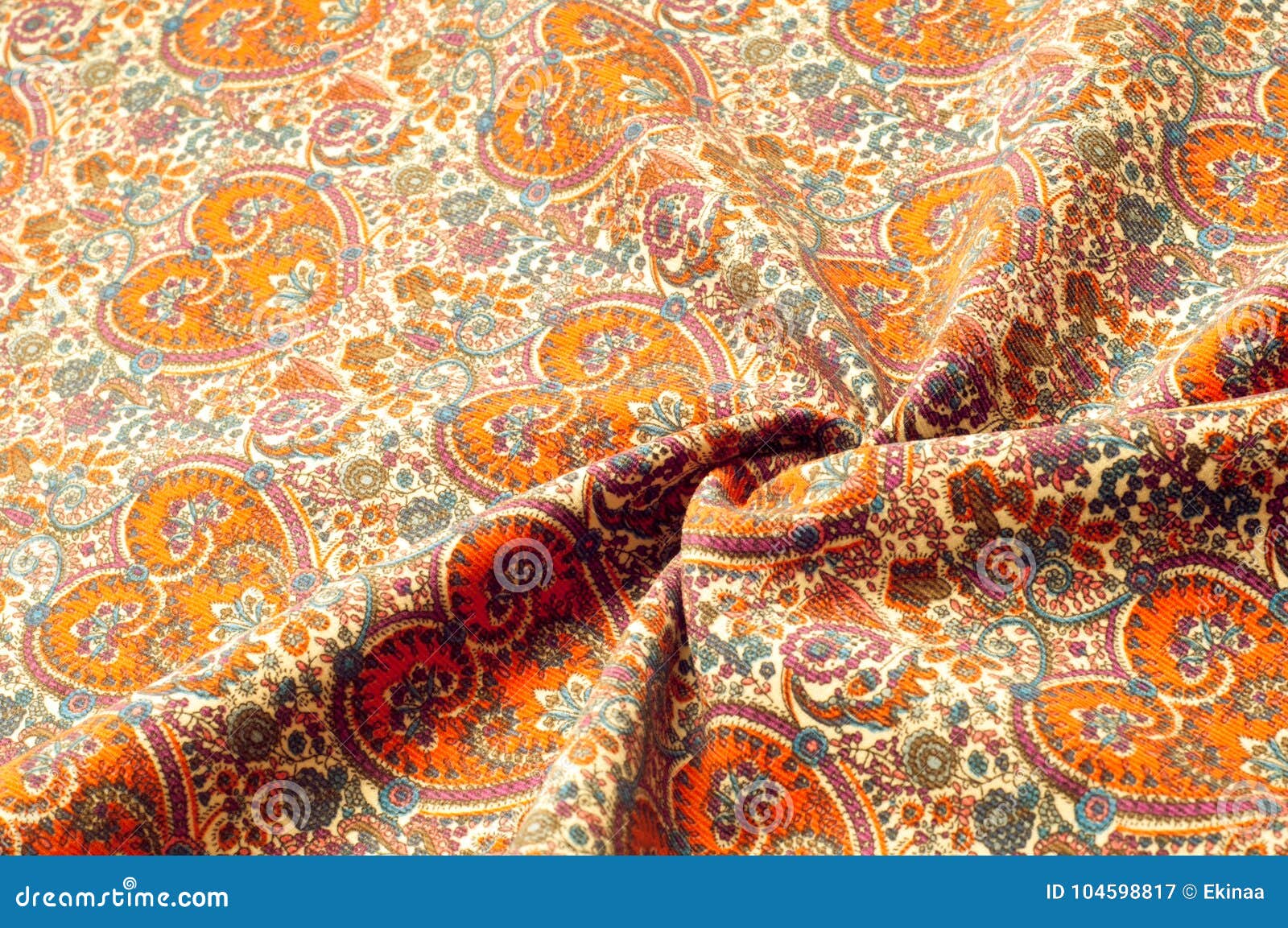 Texture Background Pattern. Traditional Indian Paisley Pattern Stock ...