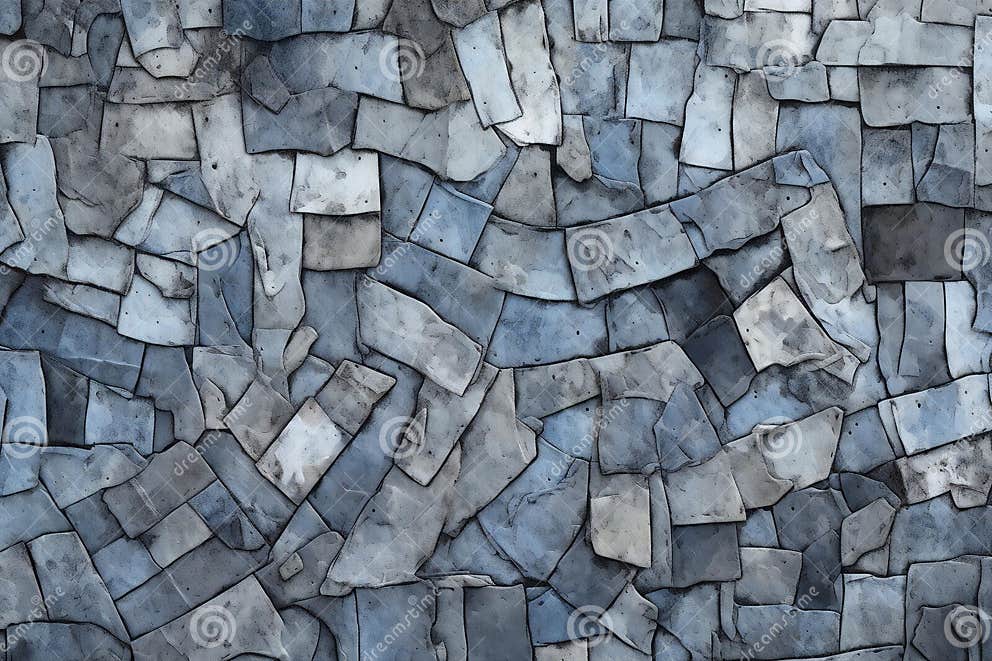 Texture, Background, Pattern, the Wall is Made of Pieces of Slate Stock ...