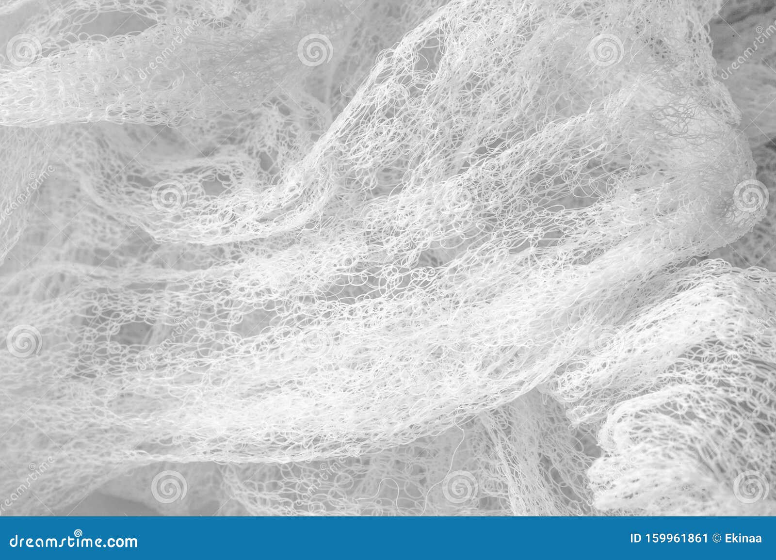Texture Background Pattern White Fabric in a Mesh Thanks To a Unique ...