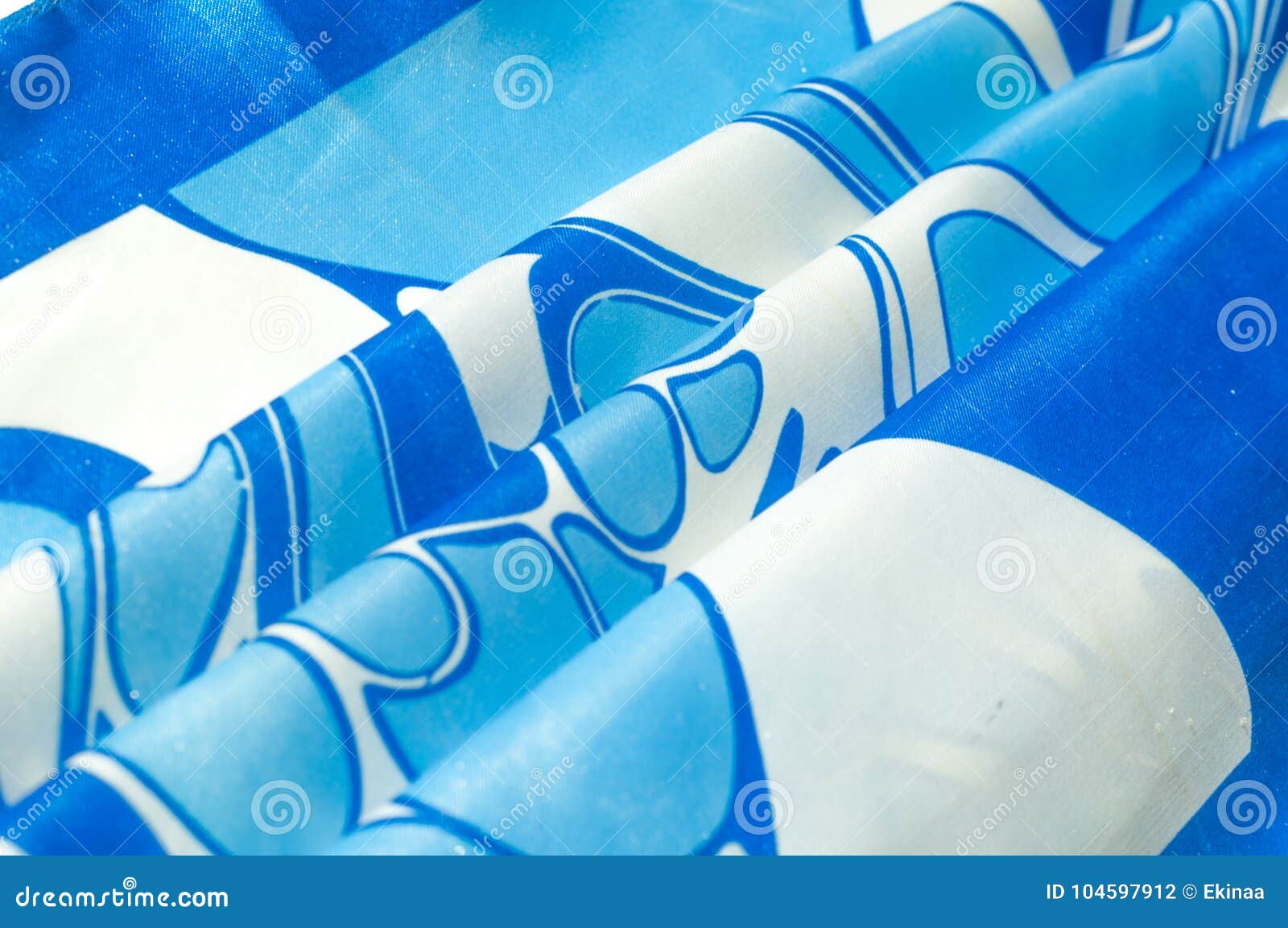 Texture, Background, Pattern. a Woman S Silk Handkerchief Stock Photo ...