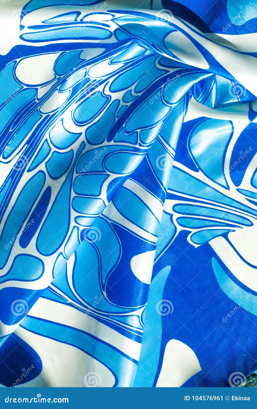 Texture, Background, Pattern. a Woman S Silk Handkerchief Stock Image ...