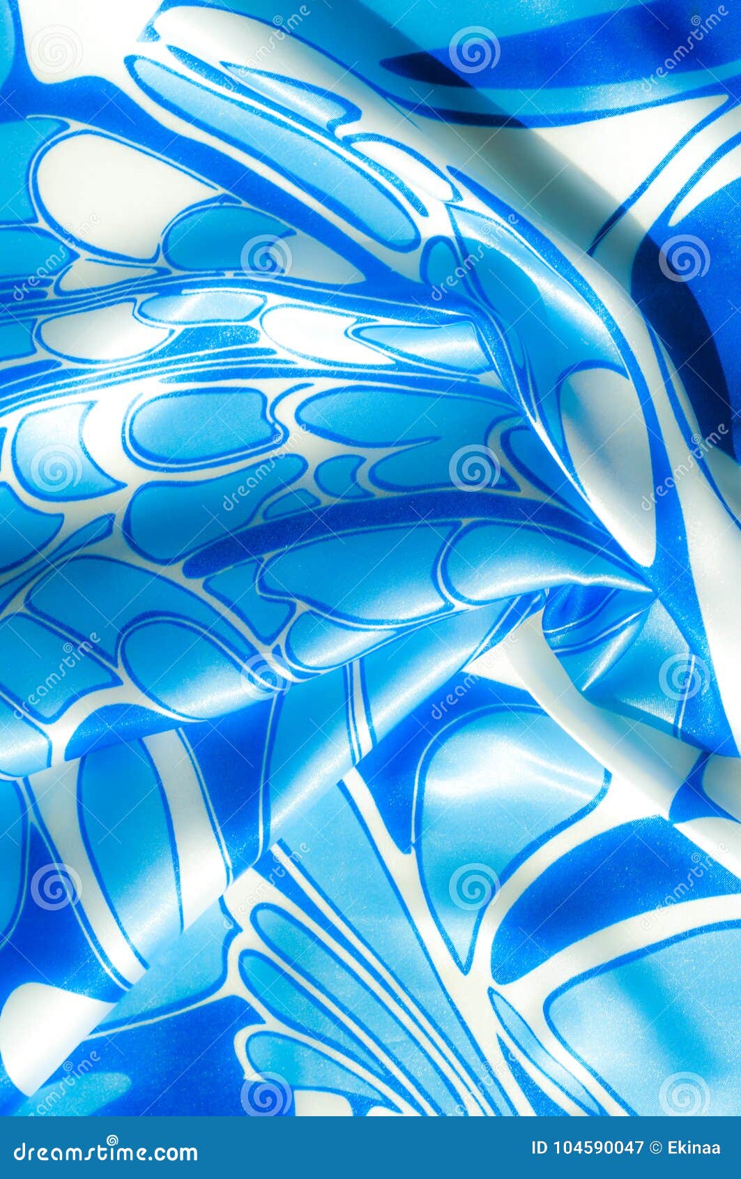Texture, Background, Pattern. a Woman S Silk Handkerchief Stock Image ...