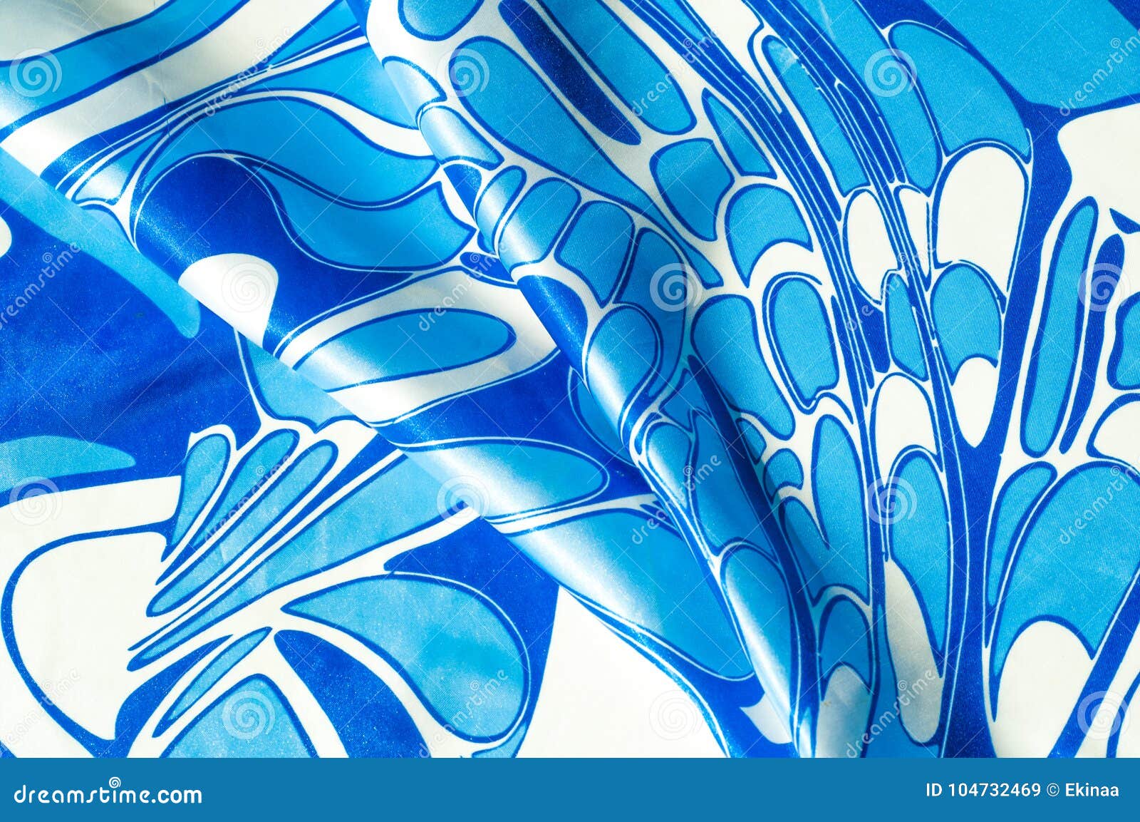 Texture, Background, Pattern. a Woman S Silk Handkerchief Stock Image ...