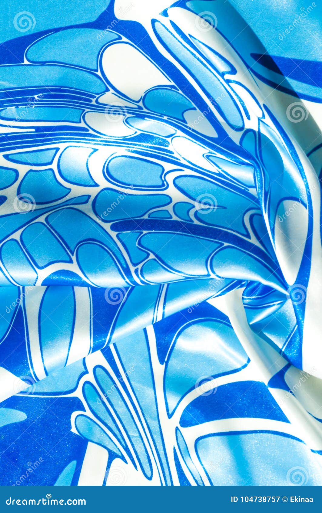 Texture, Background, Pattern. a Woman S Silk Handkerchief Stock Image ...