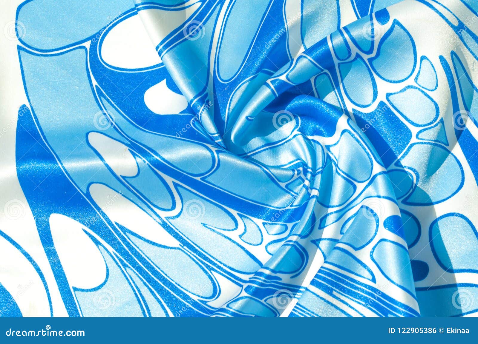 Texture, Background, Pattern. a Woman S Silk Handkerchief Stock Photo ...