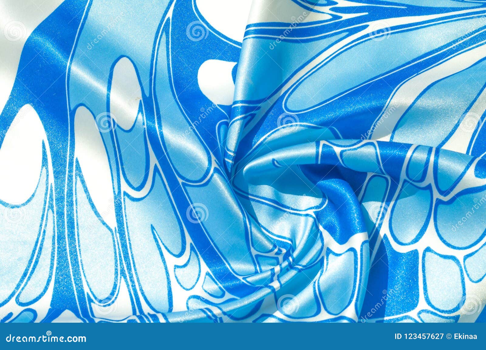 Texture, Background, Pattern. a Woman S Silk Handkerchief Stock Image ...