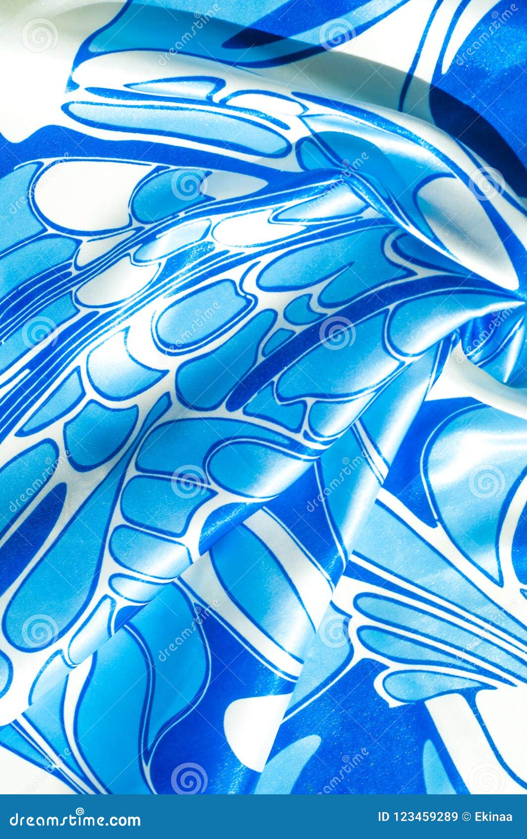 Texture, Background, Pattern. a Woman S Silk Handkerchief Stock Image ...