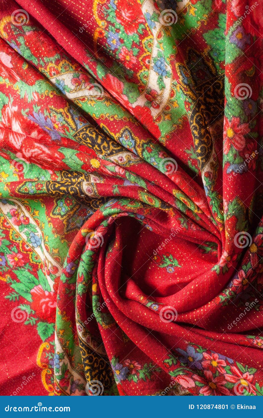 Texture Background Pattern. Woolen Fabric Bright Red Color with Stock ...