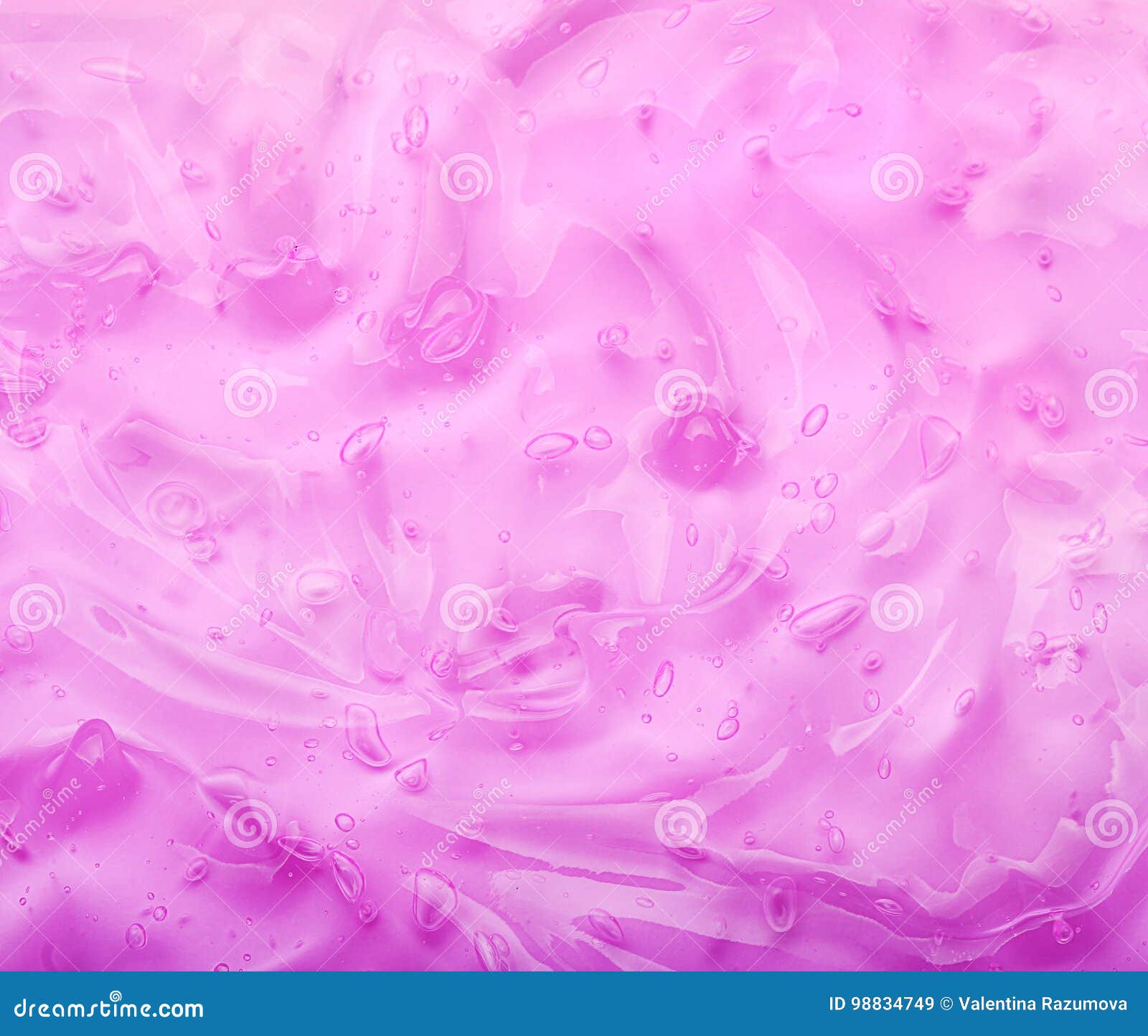 Texture Pink Gel with Bubbles Stock Image - Image of drop, jelly: 98834749