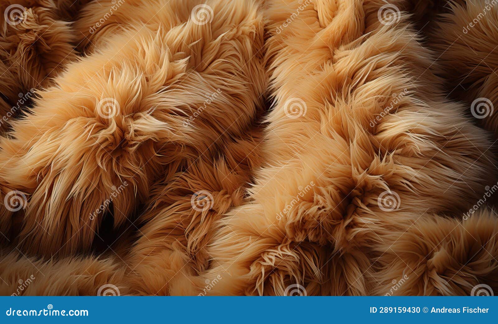 Texture Background, Plush Fur in Brown and Beige. Stock Illustration ...