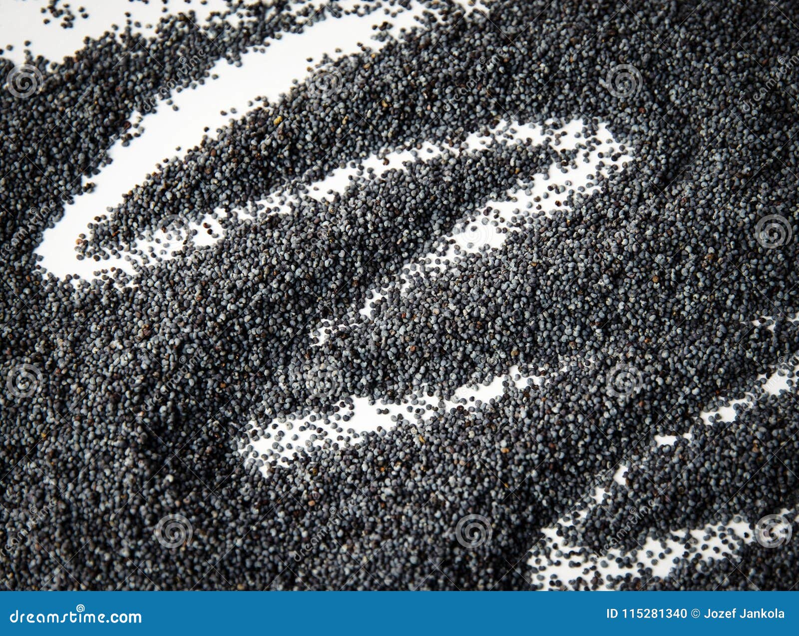 Background of Poppy Seed Blue Stock Photo - Image of seeds, grocery ...