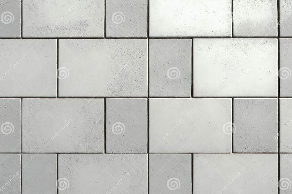 Texture, Background. Rectangular Concrete Tiles Stock Illustration ...